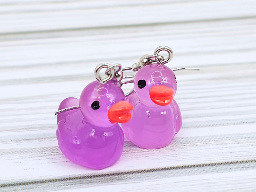 Purple Love Ducks Cute Kawaii Rubber Duck Hypoallergenic - Etsy