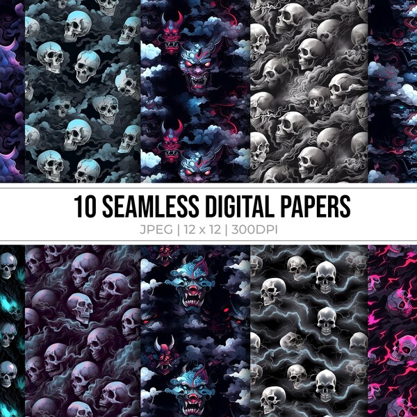 Oni Mask Pattern - Etsy