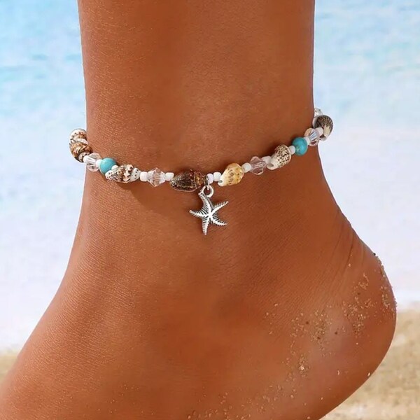 Shell Anklet - Etsy
