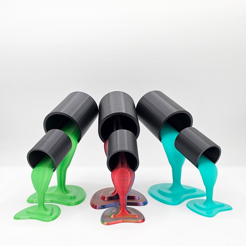 3D Printed Paint Can Spill Sculpture: Home Decor - Etsy
