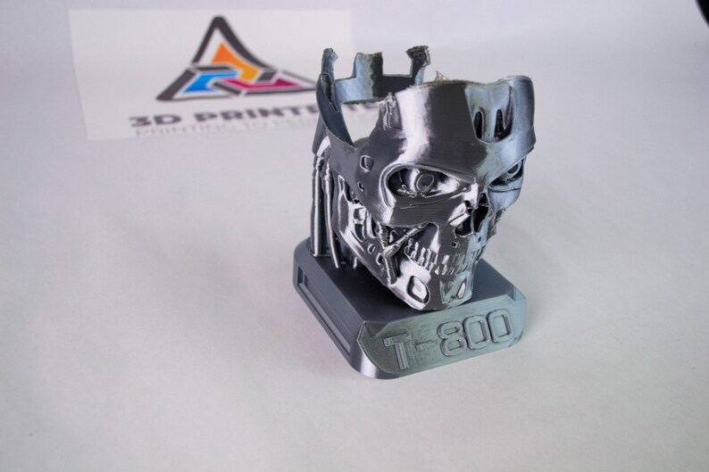 3D Printed Terminator T-100 Head Figurine: Amazon Echo 4th Gen Stand - Etsy