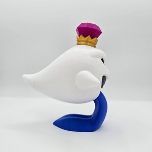 3D Printed King Boo Figure - Mario Collectible PLA Decor - Etsy