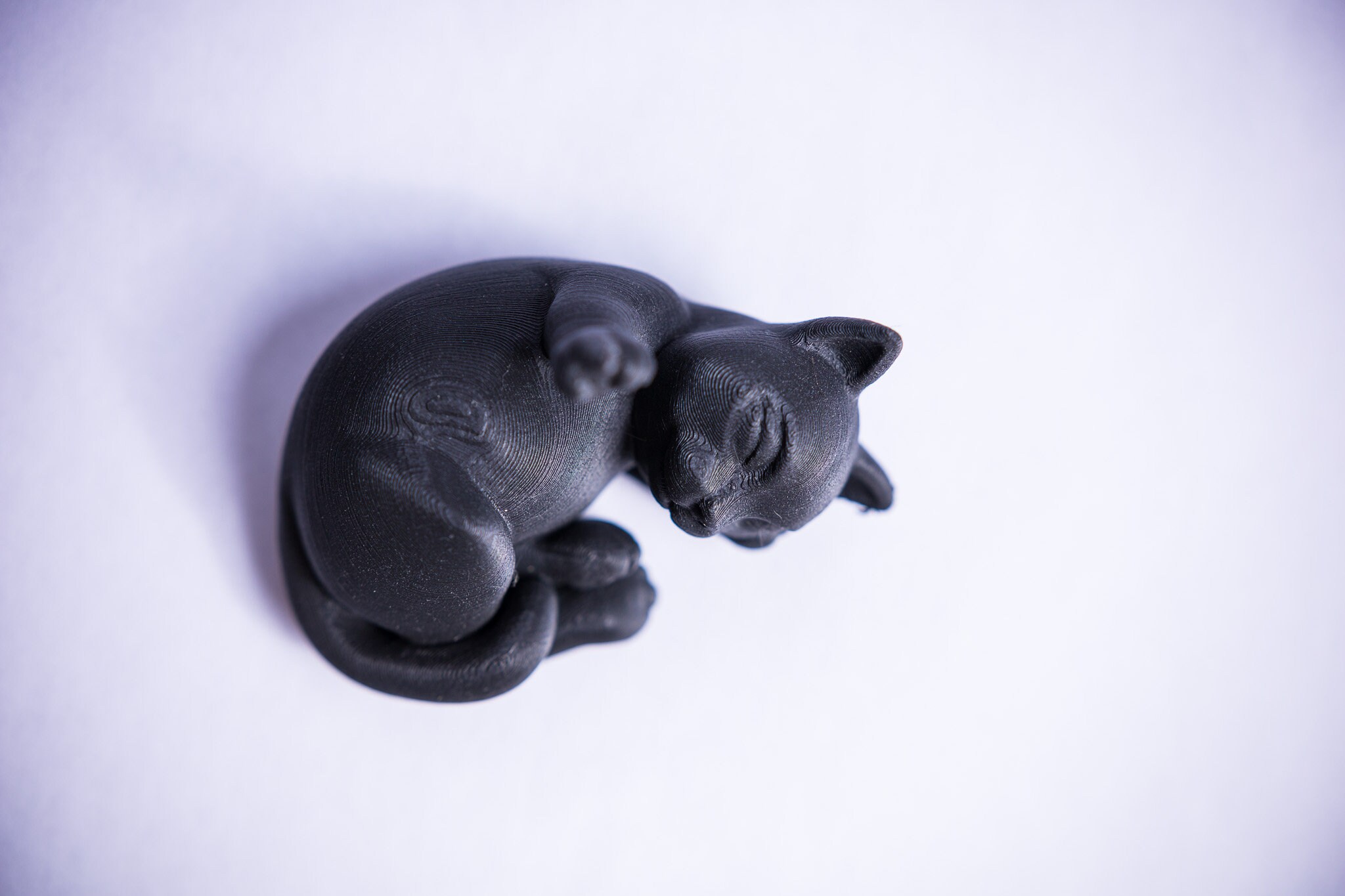 3D Printed Lazy Cat Giving the Finger - Funny Desk Decor - Etsy