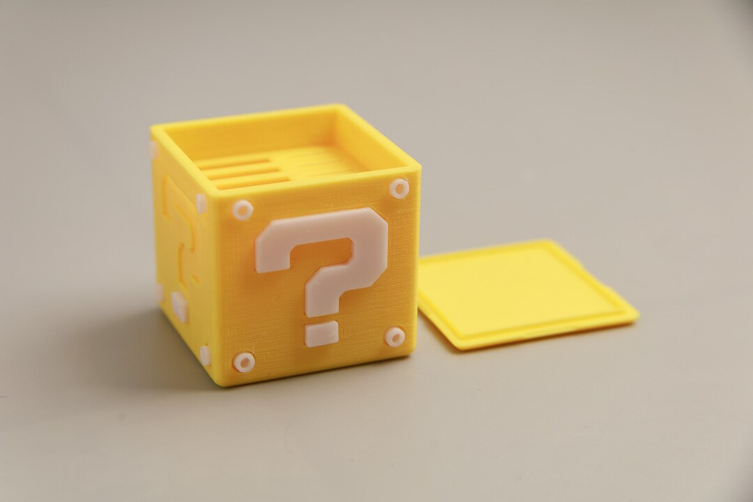 Mario Question Block Switch Mario SD Card Case - Store Your SD or Game ...