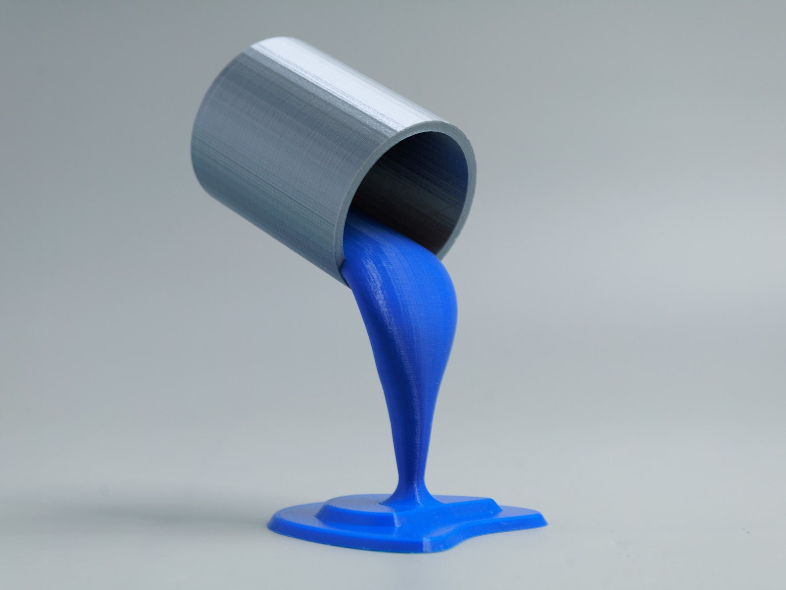 3D Printed Paint Can Spill Sculpture: Home Decor - Etsy