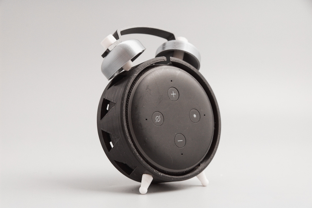 Clock Style Alexa Echo Dot 3rd Gen Holder: 3D Printed PLA Desk Stand - Etsy