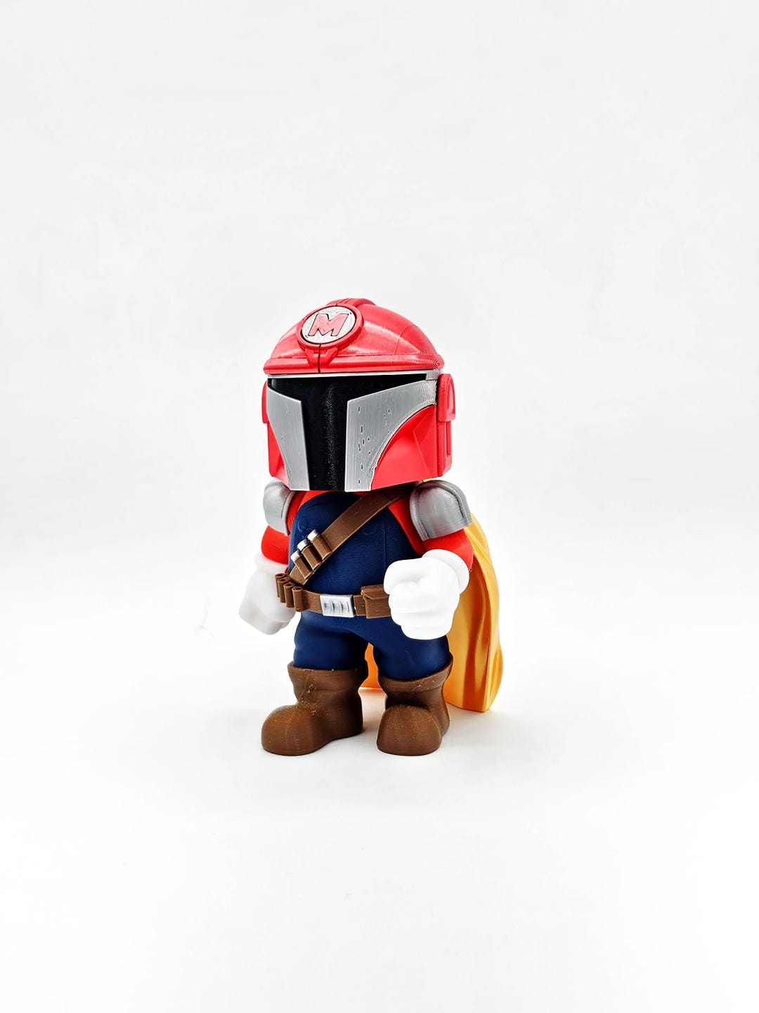 Mariolorian - Mario-lorian - Mario X Mandalorian - 3D Printed Fan Art ...