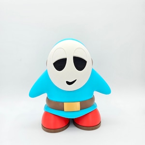 3D Printed Shy Guy Figure: Mario Fan Art With Hidden Storage - Etsy