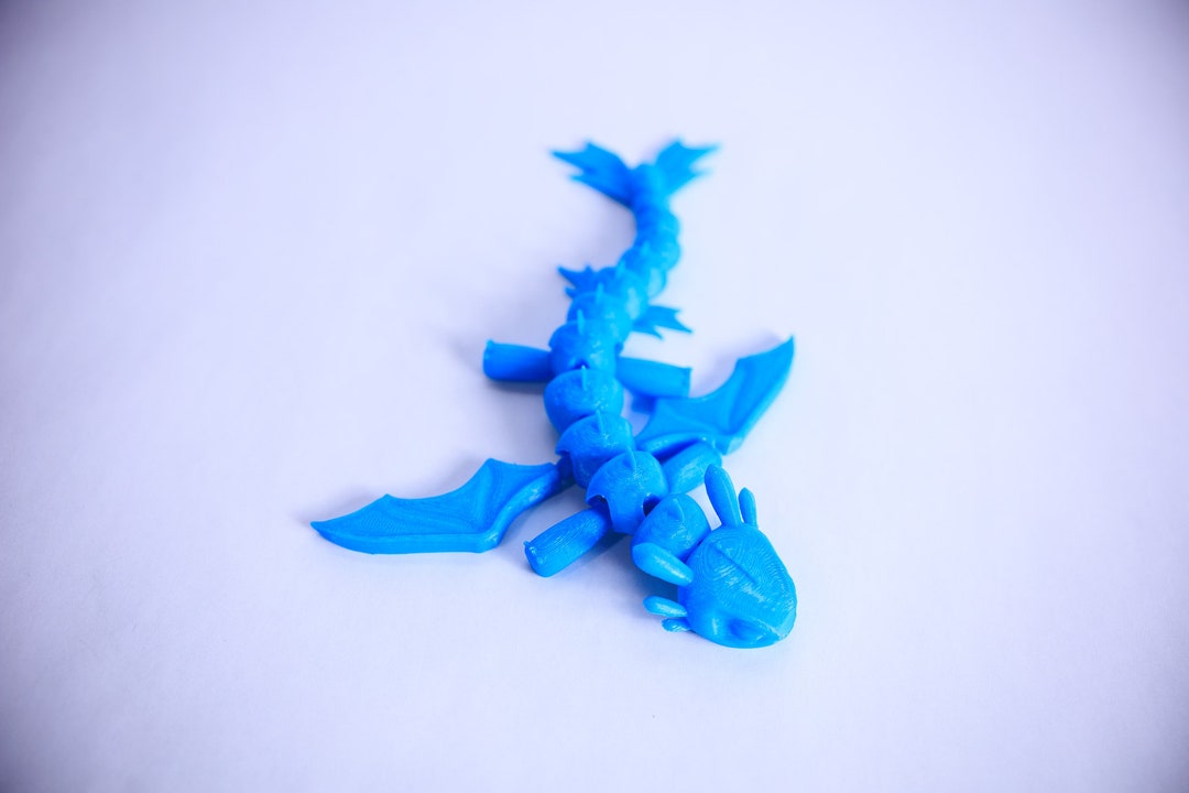 Fidget Dragon Articulating Flexible Stim Toy Large - Etsy