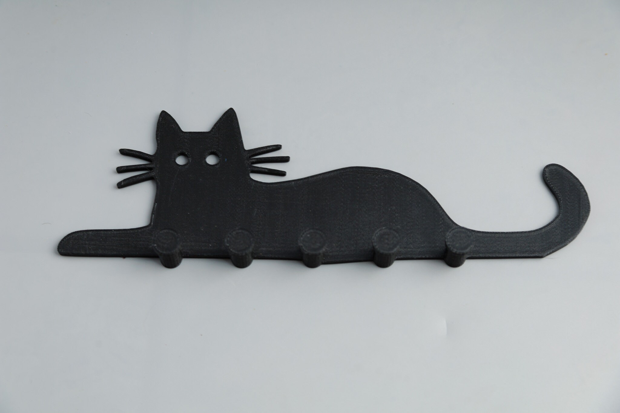 Cat Shaped Key Rack / Bag and Key-chain Holder / Home Décor Designed ...
