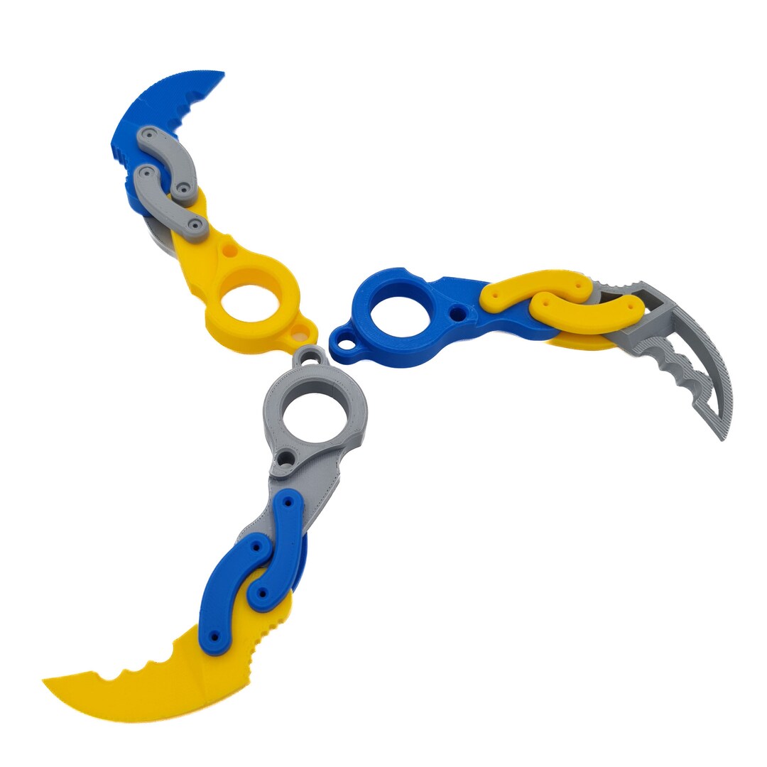 3D Printed Fidget Pocket Knife: Color Choices, STIM Toy - Etsy