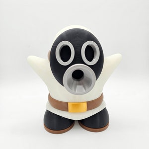 3D Printed Shy Guy Figure: Mario Fan Art With Hidden Storage - Etsy