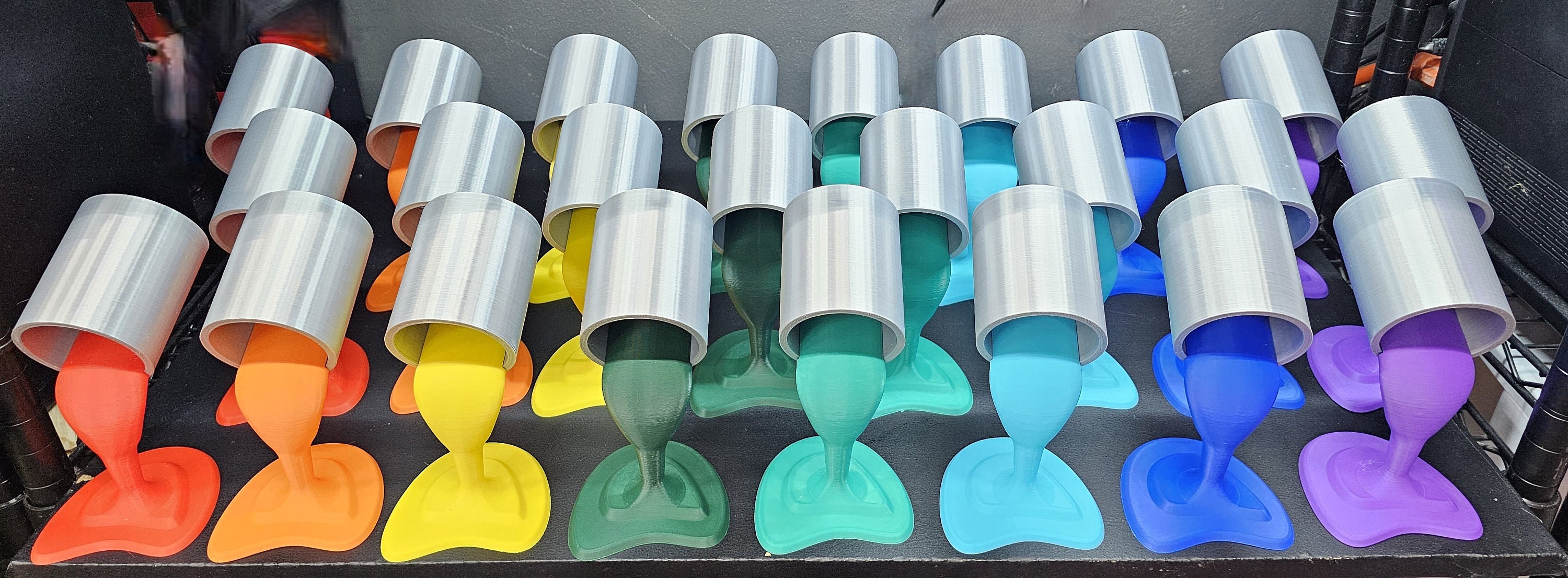 3D Printed Paint Can Spill Sculpture: Custom Colors, Large Size - Etsy