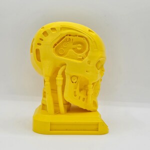 3D Printed Terminator T-800 Head Figurine: Fan Art Decor - Etsy
