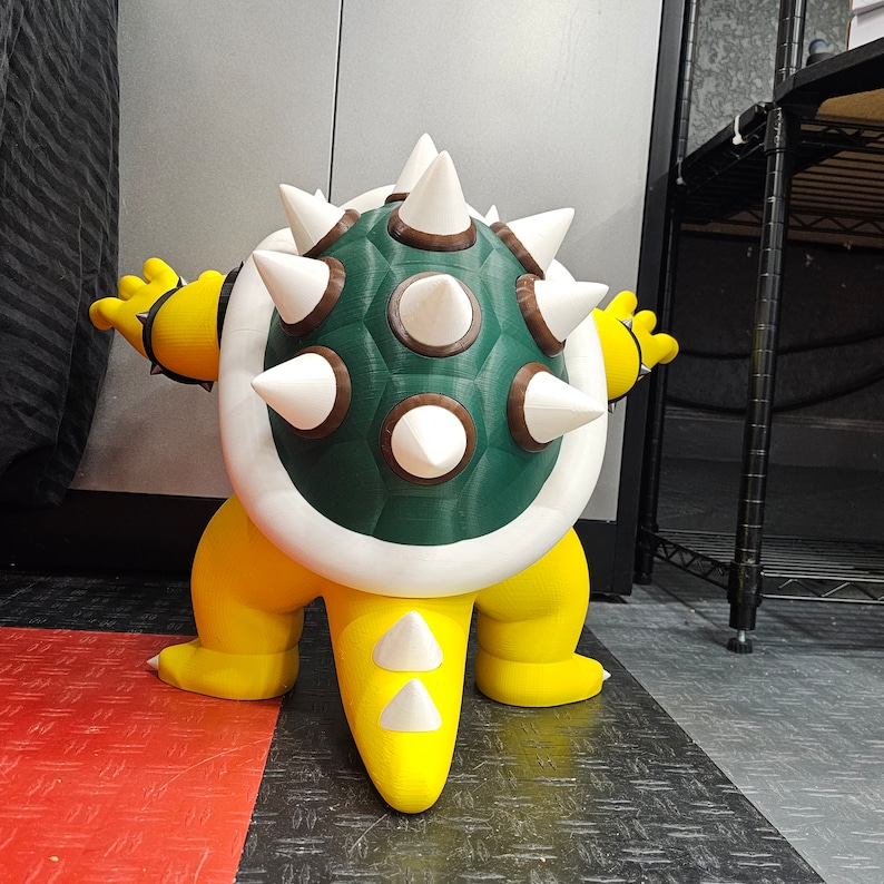 3D Printed Bowser Figure - Medium - Mario Fan Art - Etsy