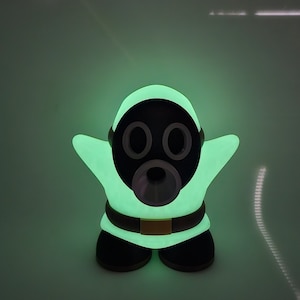 3D Printed Shy Guy Figure: Mario Fan Art With Hidden Storage - Etsy