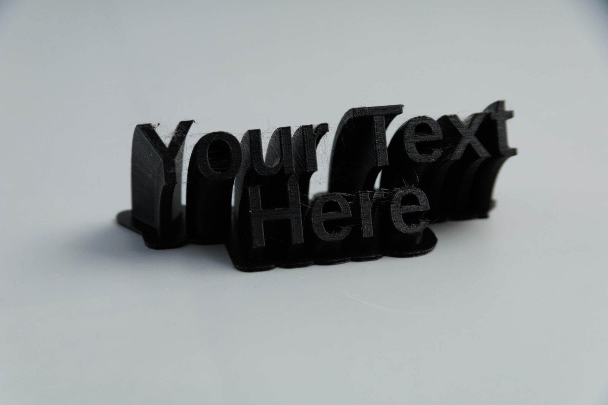 Custom Office Desk Name Plate 3D Printed Unique and Creative - Etsy