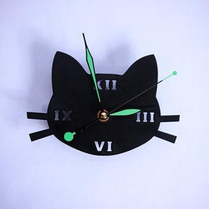 3D Printed! Cat Clock Wall Decoration! Really Works! - Check It Out ...