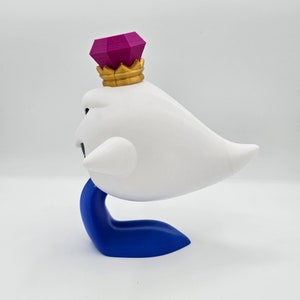 3D Printed King Boo Figure - Mario Collectible PLA Decor - Etsy