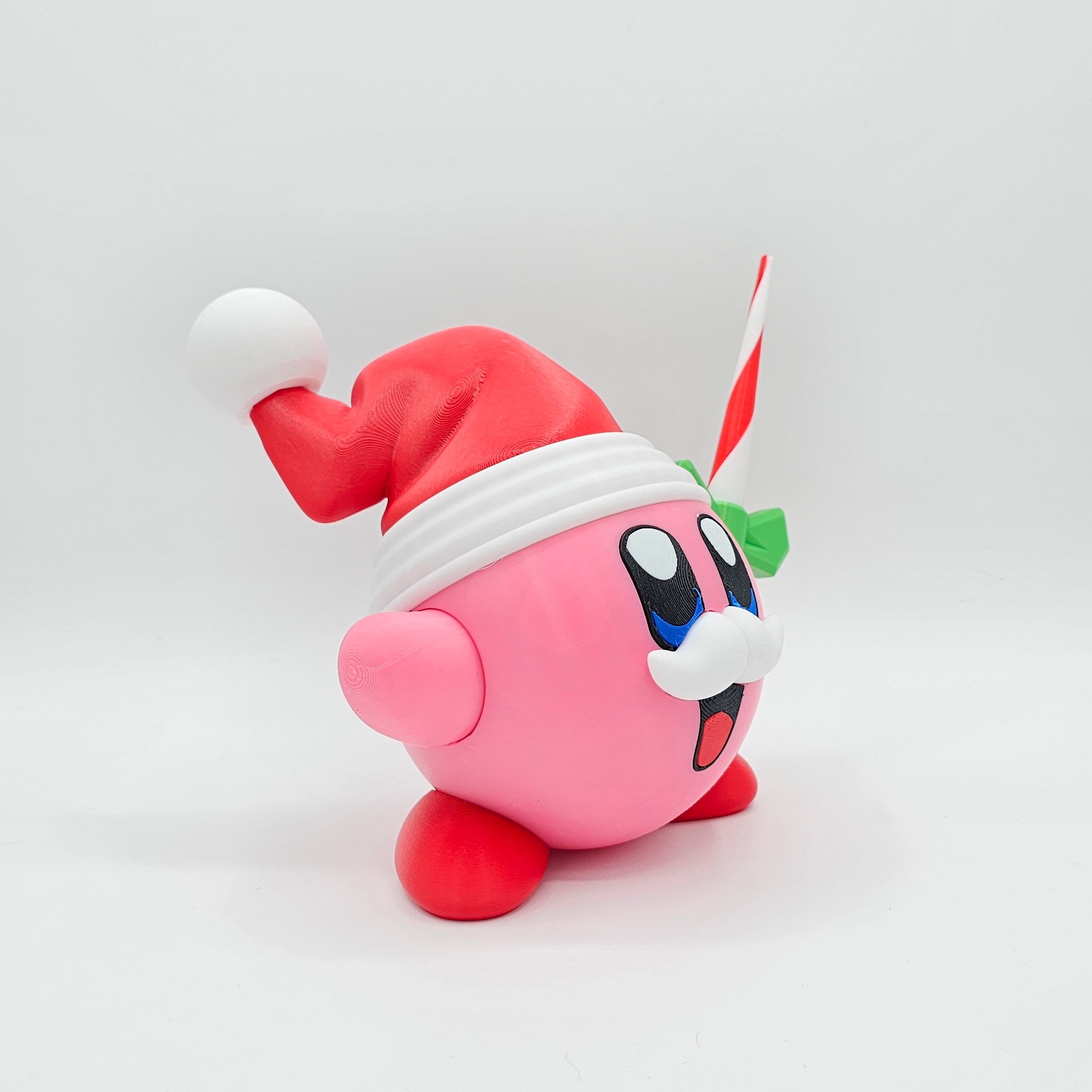 Santa Kirby 3D Printed Mario Bros Grab This Before the Holiday and Make ...