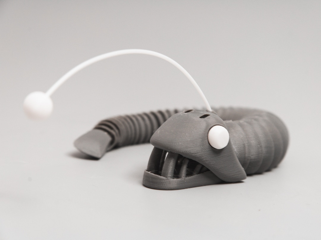 Night Fish Toy! - Articulating Flexible Stim Toy - 3D Printed! - Choose ...