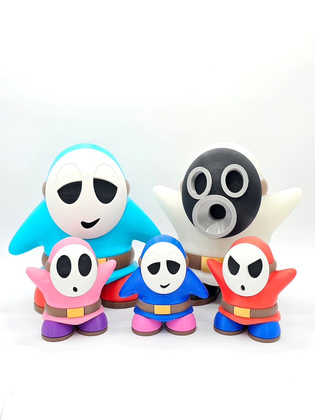 3D Printed Shy Guy Figure: Mario Fan Art With Hidden Storage - Etsy