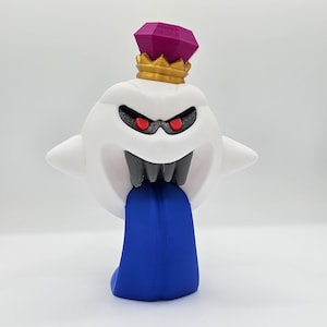 3D Printed King Boo Figure - Mario Collectible PLA Decor - Etsy