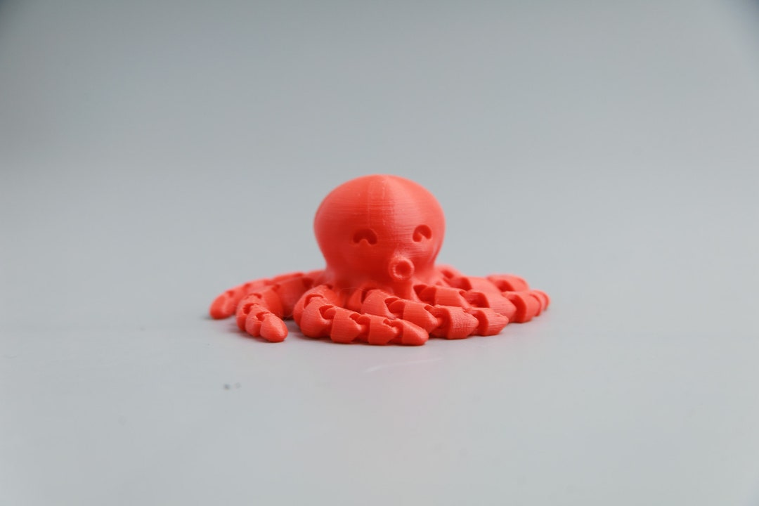3D Printed Articulating Octopus Toy: Movable Legs, PLA Plastic - Etsy