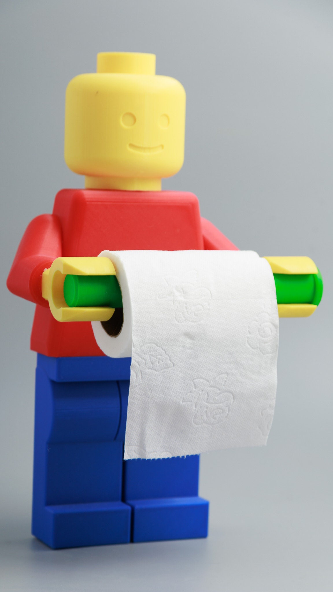 Lego Toilet Paper Holder - Lego Lovers This is for You! Kids Bathroom ...