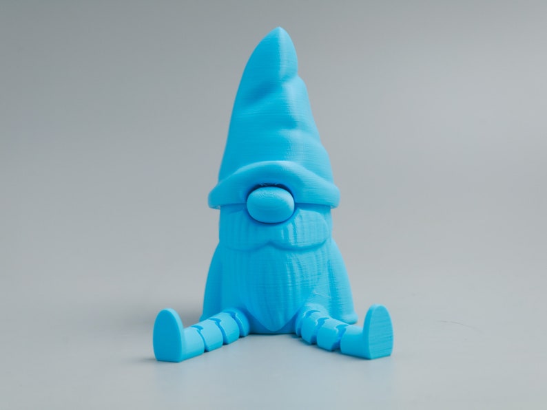 3D Printed 3D Printed Articulated Gnome Your Posable Fidget Friend for ...