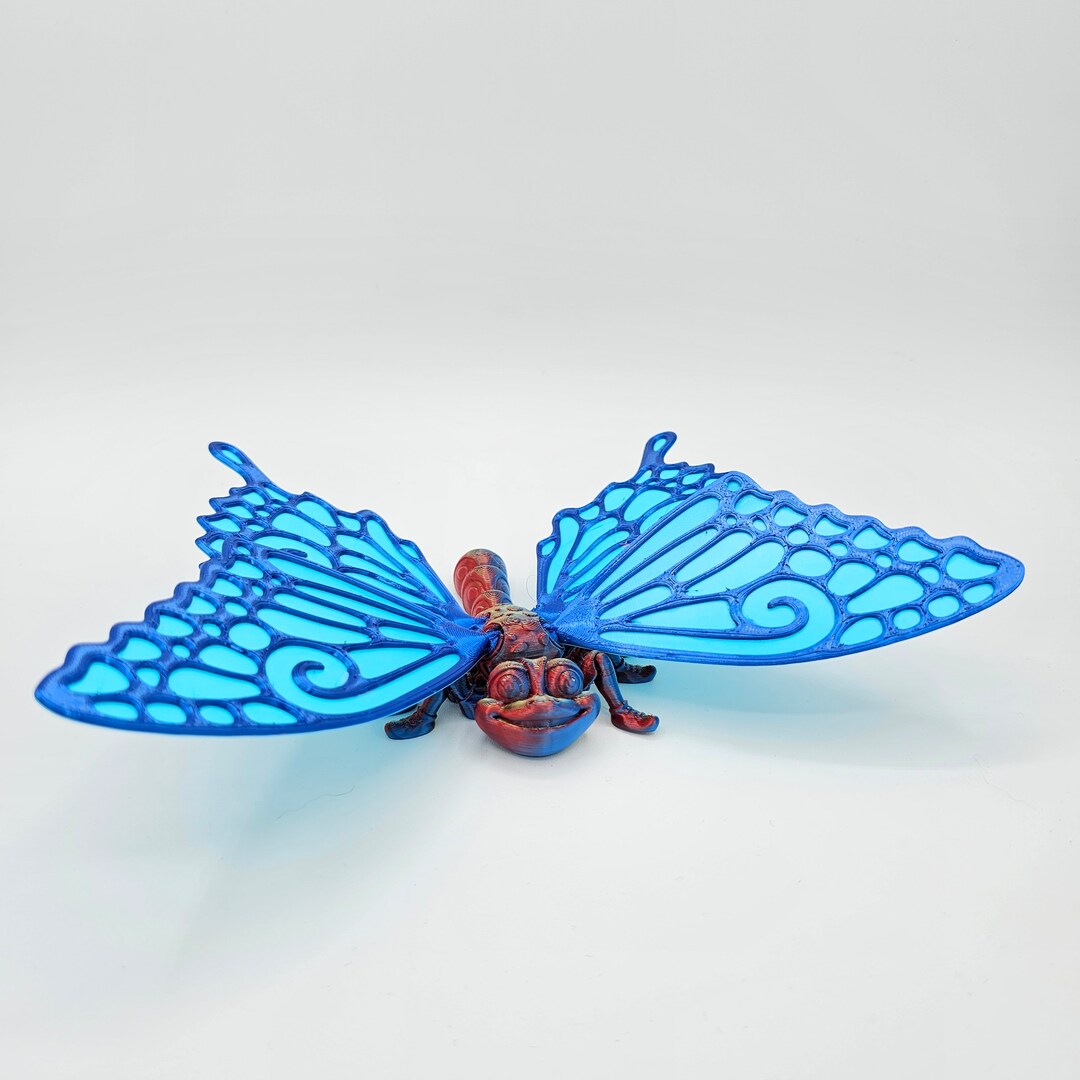 Colorful Butterfly 3D Printed Baby Butterfly 2 Sizes and Many Colors to ...