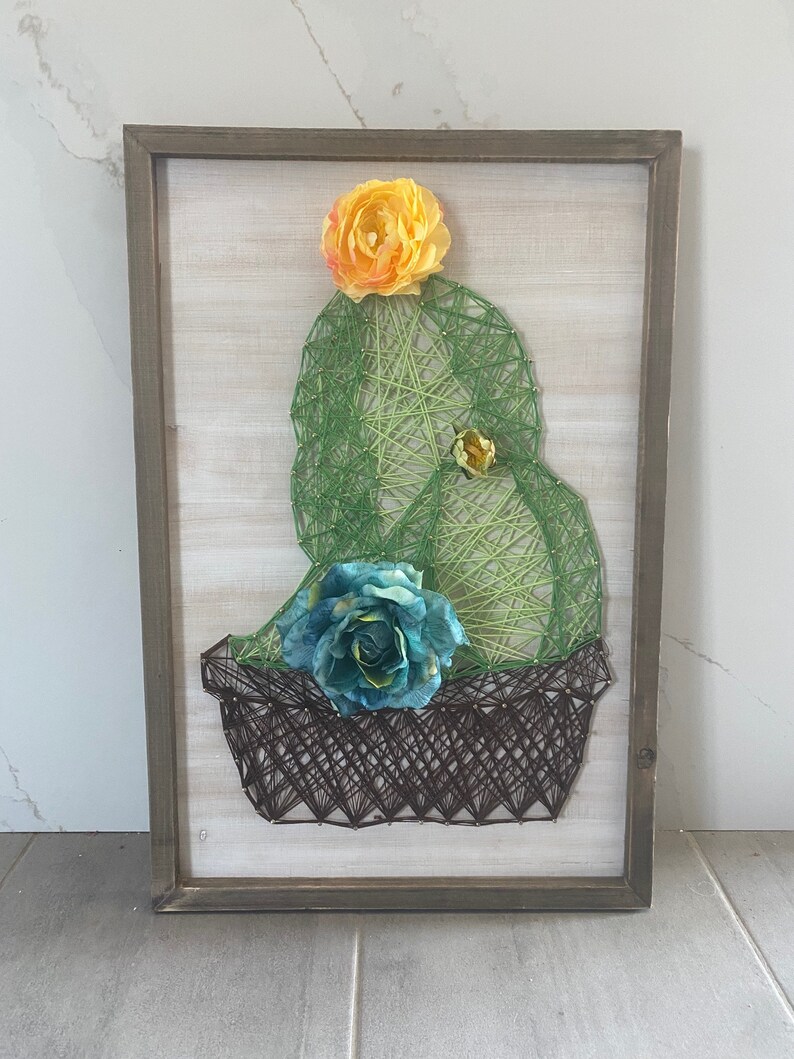 Cactus String Art - Etsy
