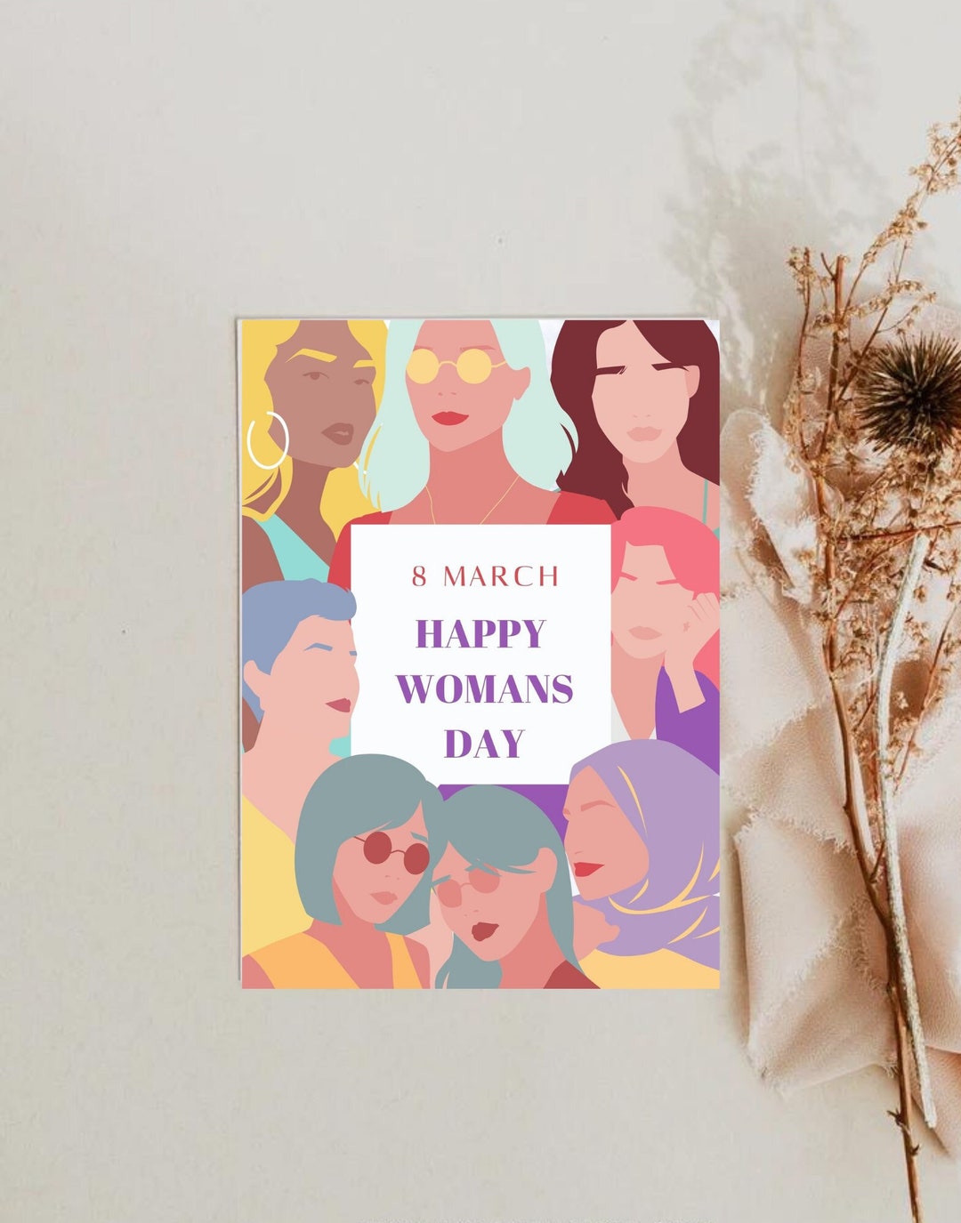 International Women's Day Greeting Card Printable the World Needs More ...