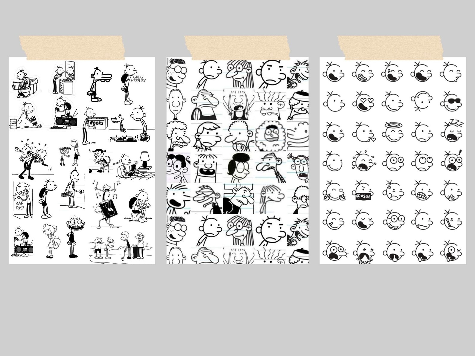 Diary of a Wimpy Kid |stickers |digital Stickers Bundle 2024 ...