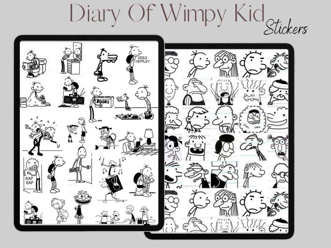 Diary of a Wimpy Kid |stickers |digital Stickers Bundle 2024 ...