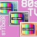 VHS Retro Custom Name Label Sticker 80s Aesthetic Sticker Name Decal ...