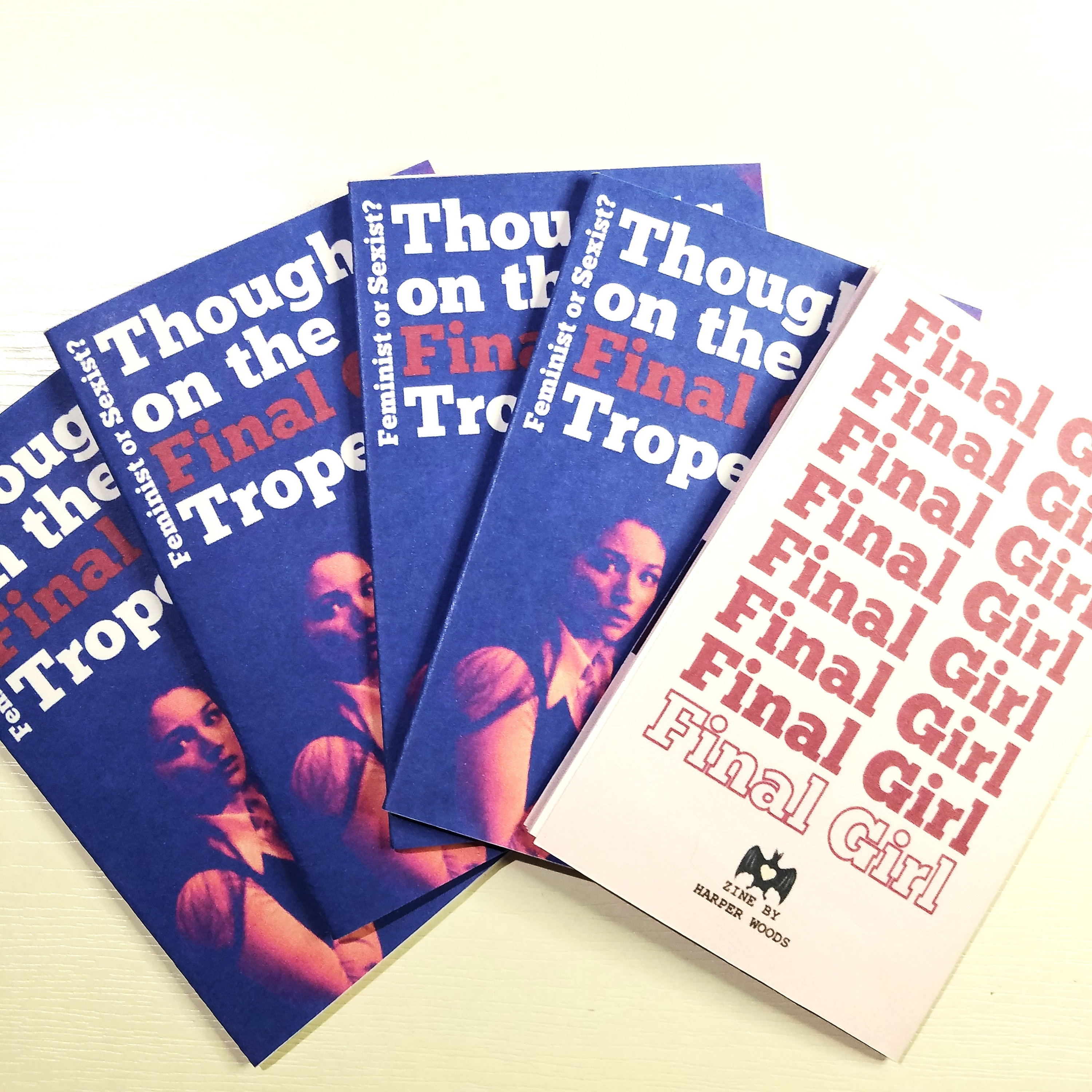 Final Girl Trope Horror Fanzine Mini Zine - Etsy