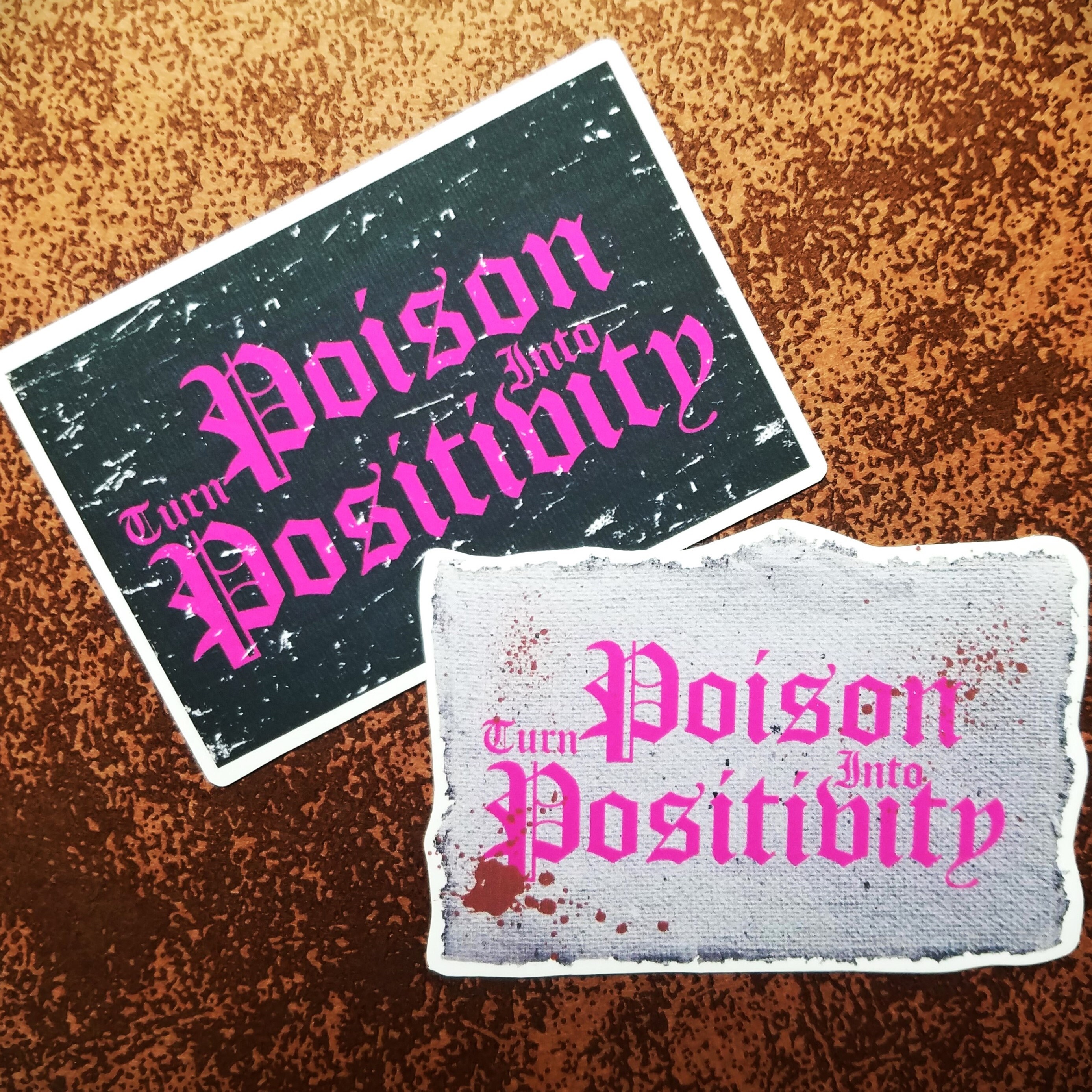 Poison Into Positivity Sticker Our Flag Means Death Laptop Decal - Etsy