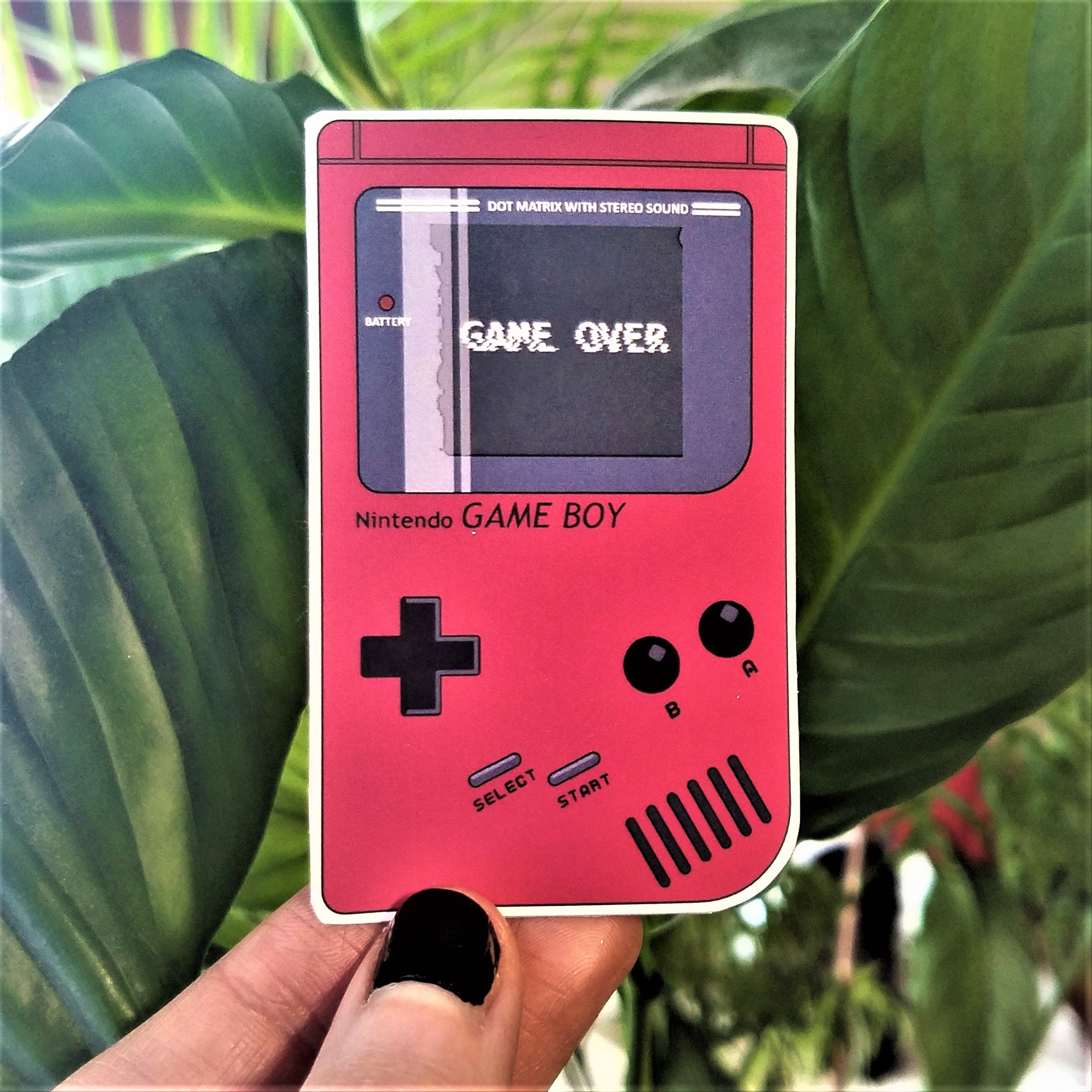 Game Boy Retro Sticker Old School Gaming Laptop Decal Matte - Etsy