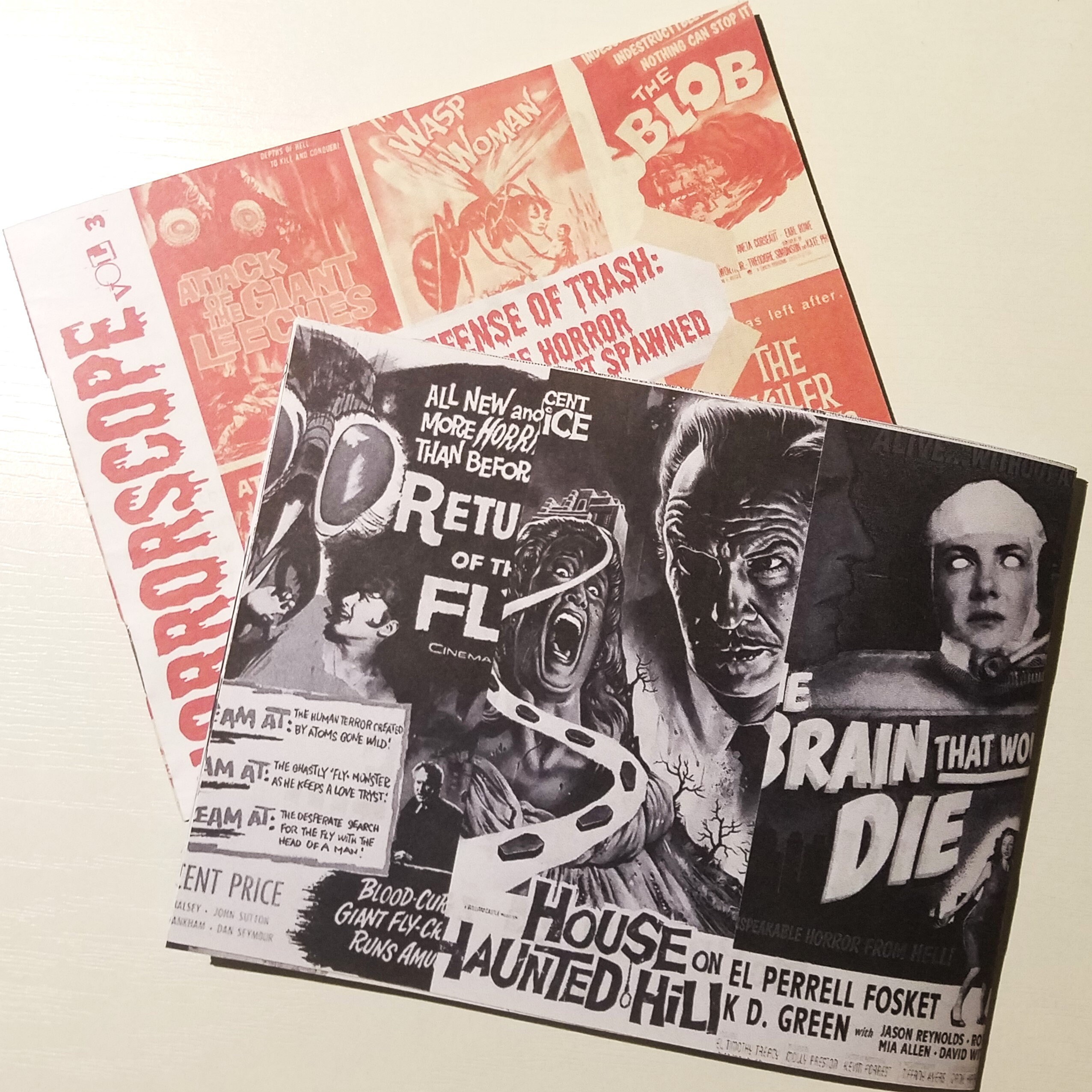 B-movie Horror Zine Horrorscope Vol 3 Horror Appreciation Zine - Etsy
