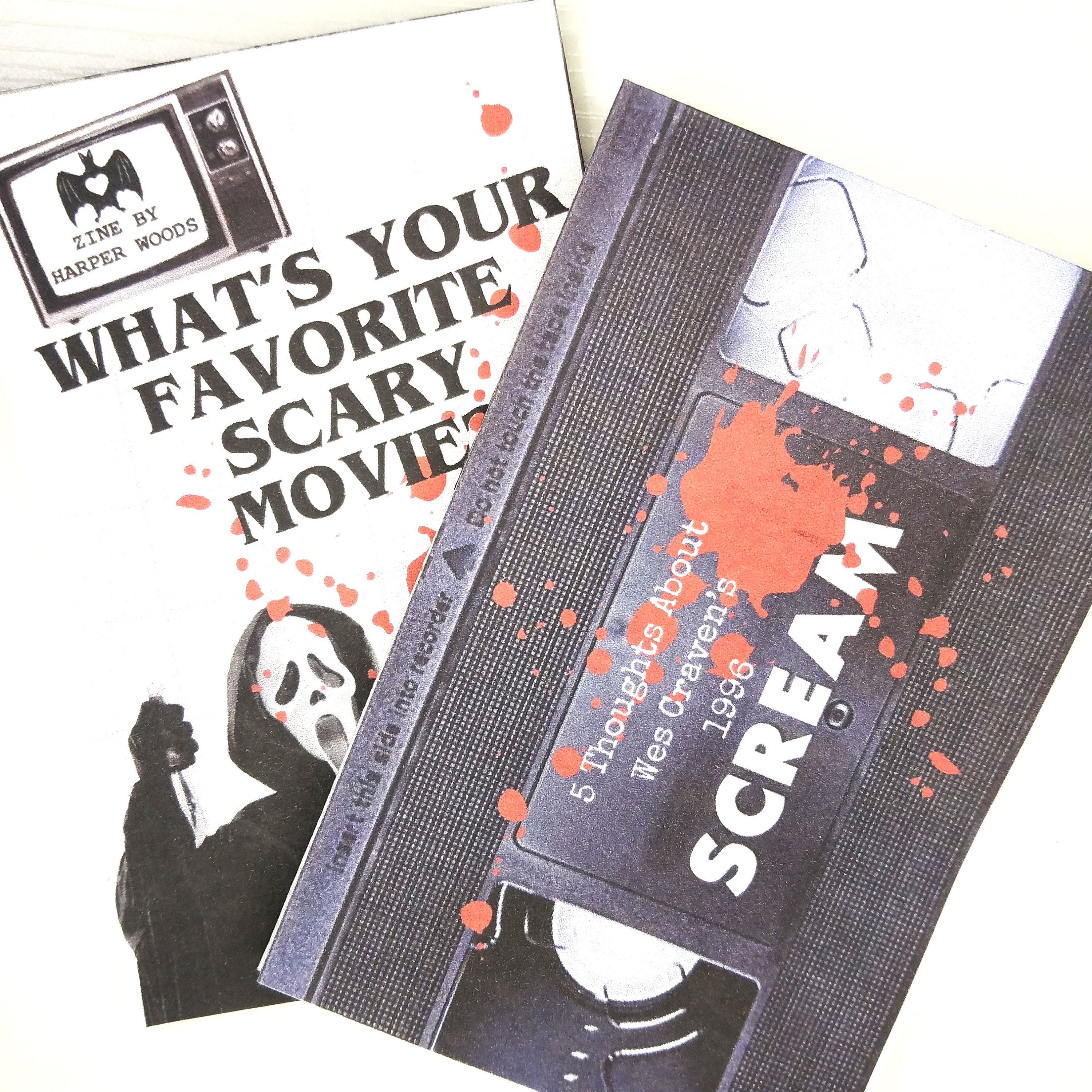 Scream 1996 Mini Zine Horror Fanzine - Etsy