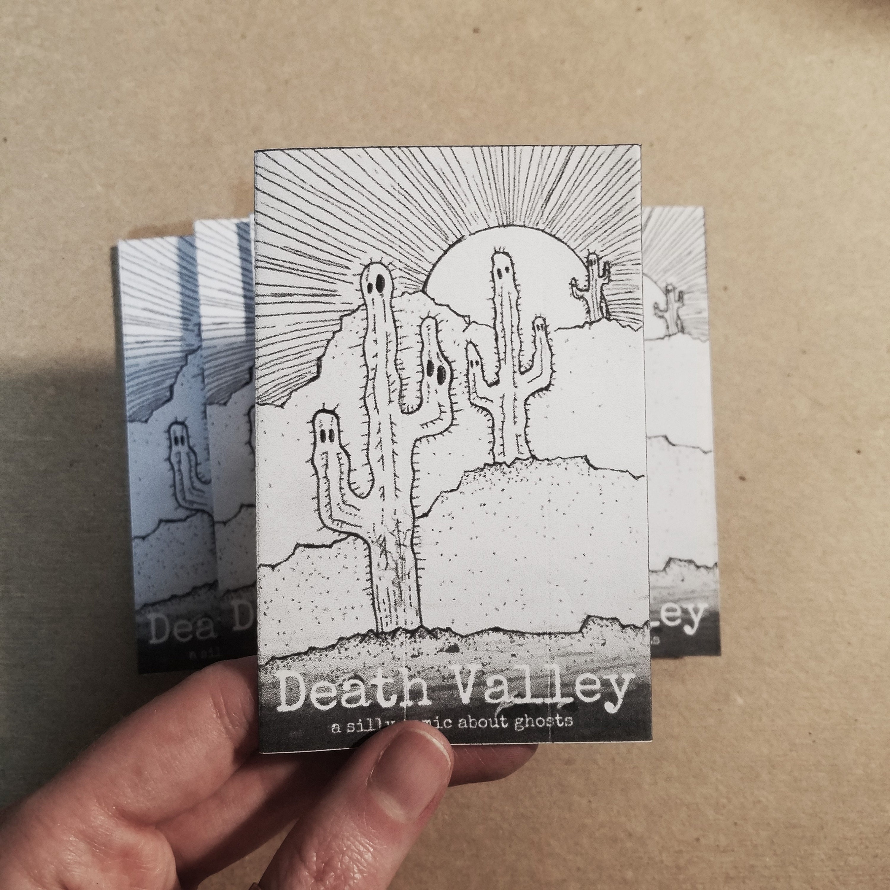 Death Valley Comic Zine Ghost Spooky Season Indie Artist Mini Zines - Etsy