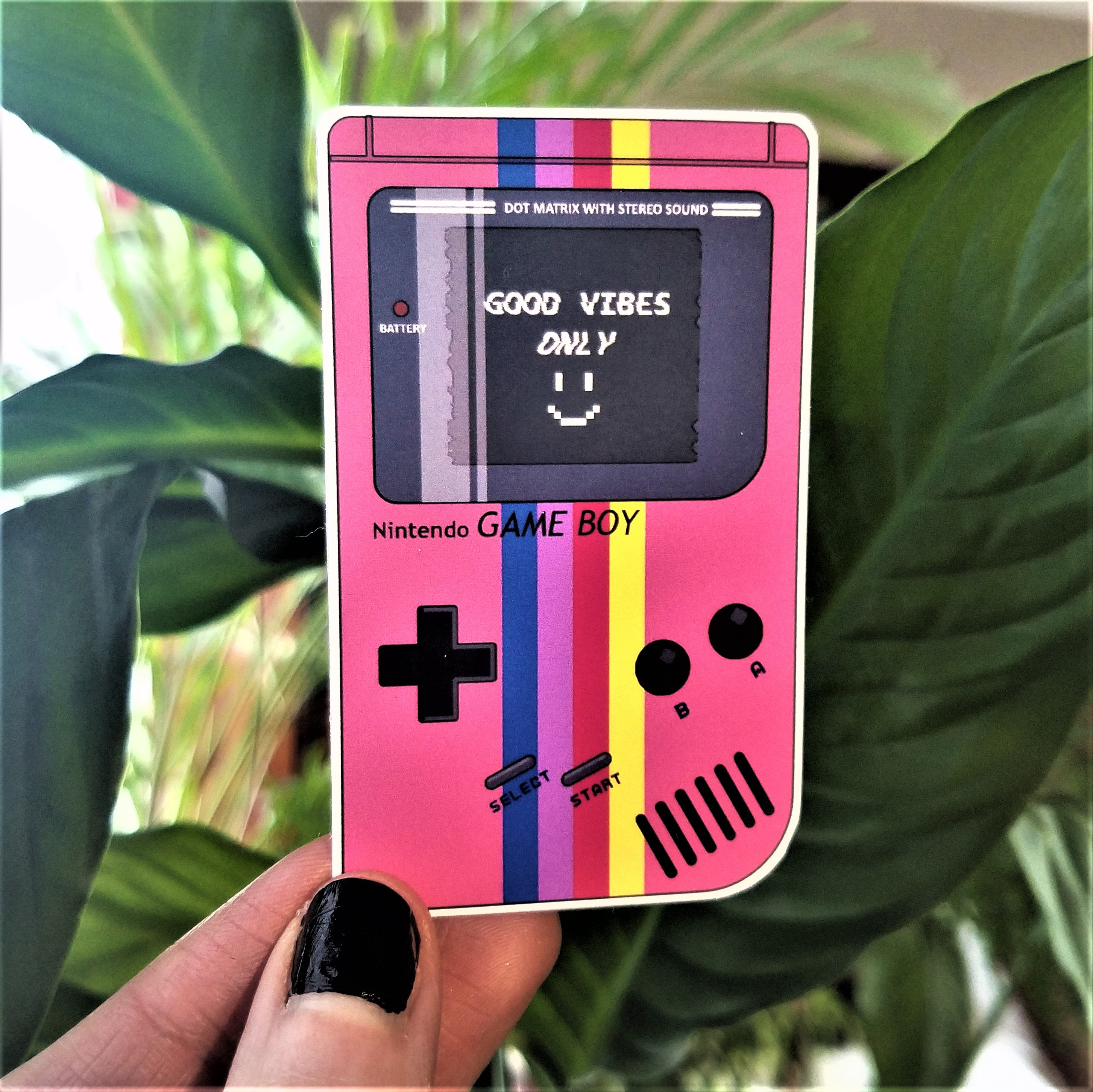 Game Boy Retro Sticker Old School Gaming Laptop Decal Matte - Etsy