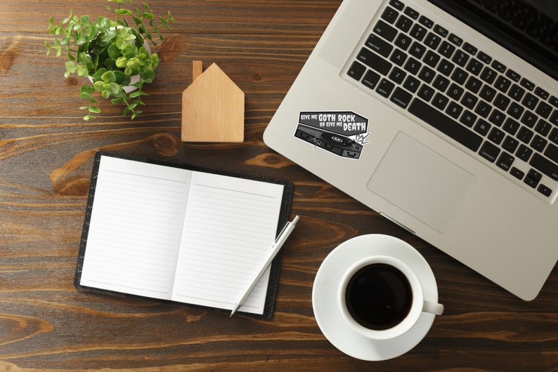 Gothic Vampire Coffin Sticker Goth Rock Spooky Vinyl Record - Etsy