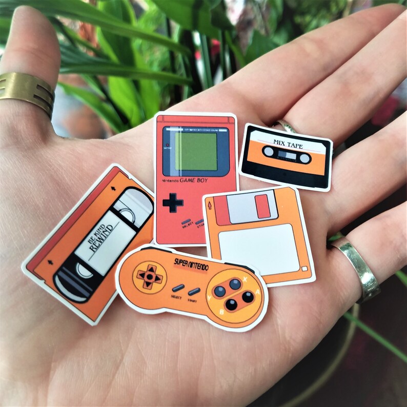 Retro Tech Stickers 80s Aesthetic Sticker Pack Computer - Etsy