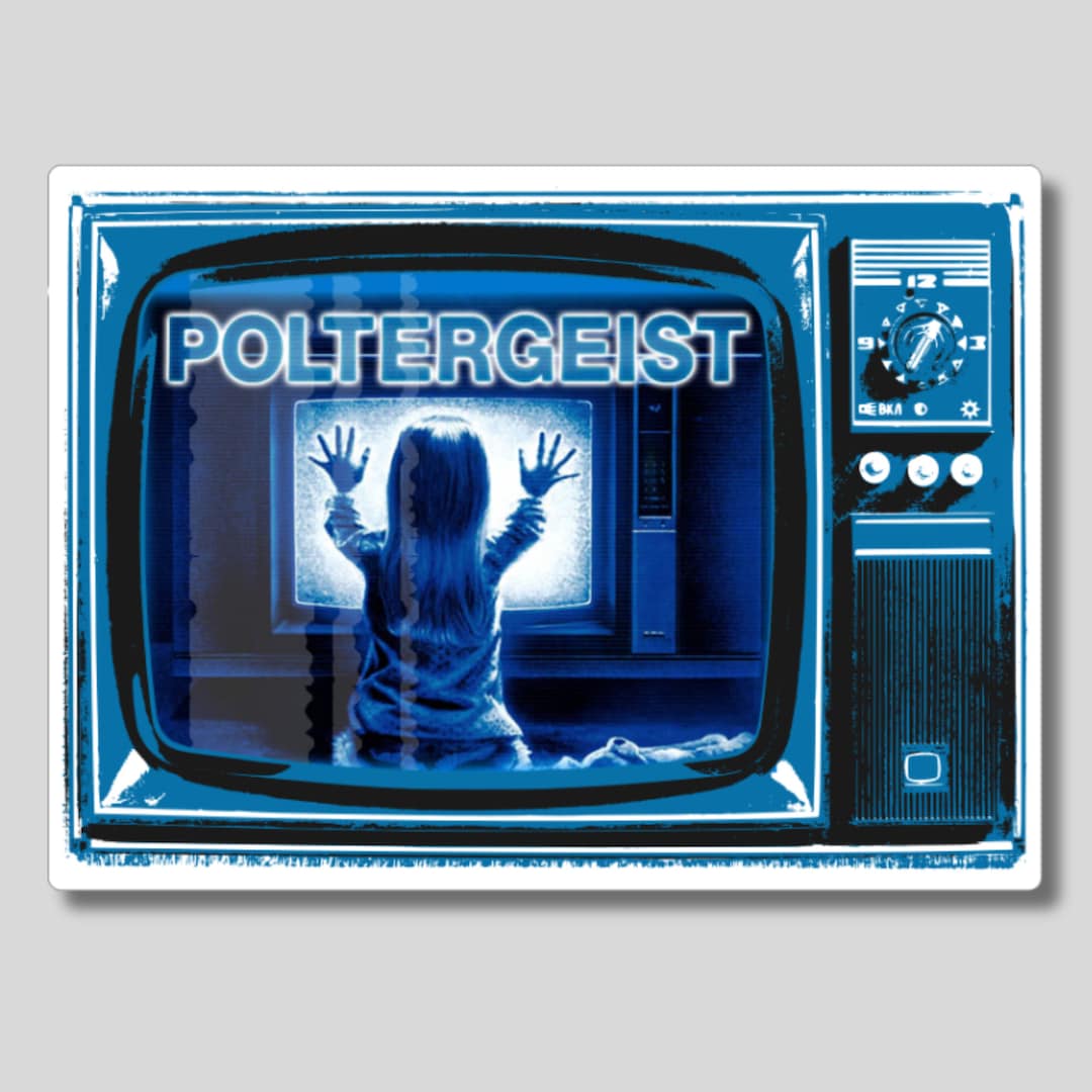 Poltergeist Horror Sticker Retro Television 80s Scary Movie Lover Decal ...