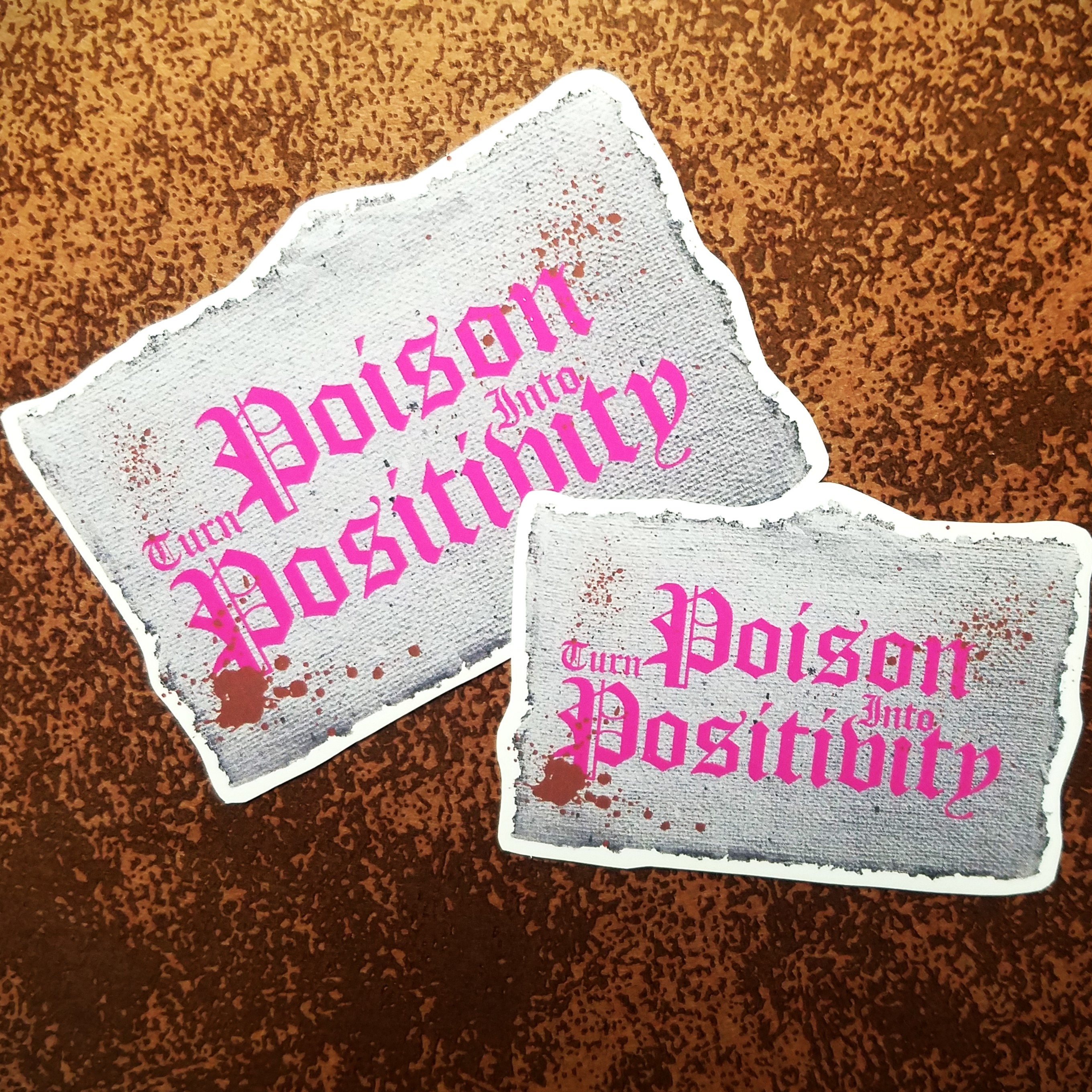 Poison Into Positivity Sticker Our Flag Means Death Laptop Decal - Etsy