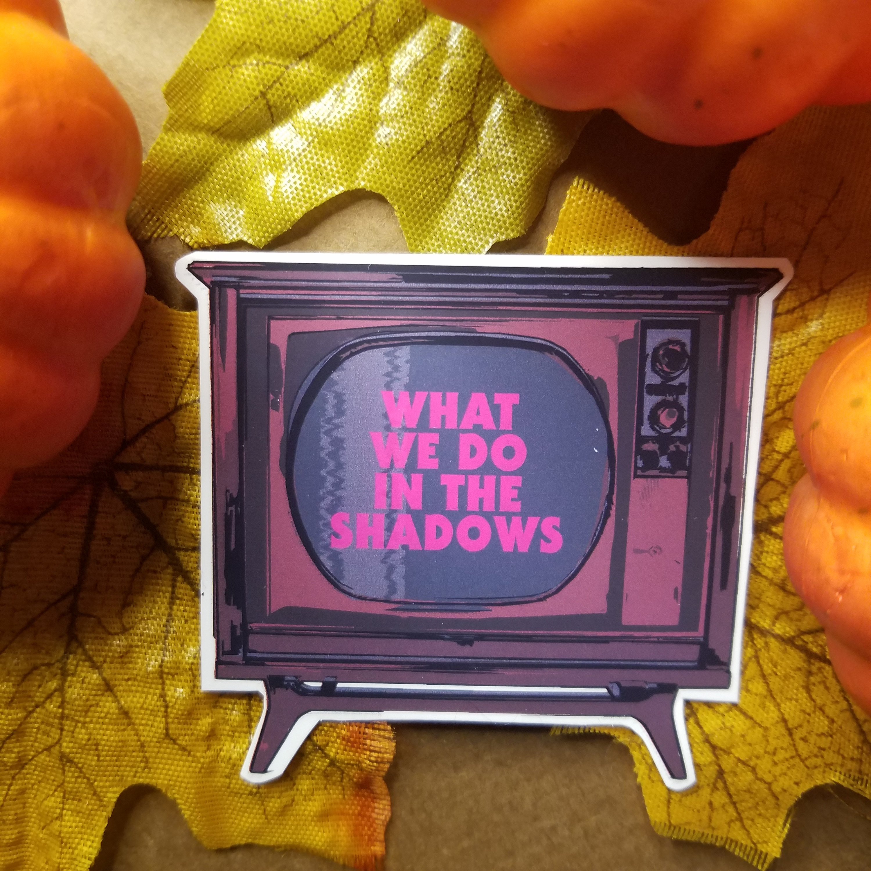 Vintage Television Horror Movie Sticker Vampire Films Halloween Retro ...