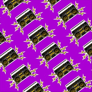 80s Boombox Sticker Retro Stereo Decal - Etsy
