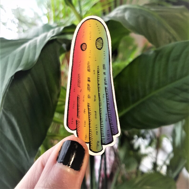 Ghost Pride Sticker Pack Spooky Gift Happy Ghouls Laptop Decal - Etsy